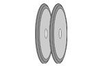 Grinding wheels for tips with reinforced engravers | Pagin Utensili