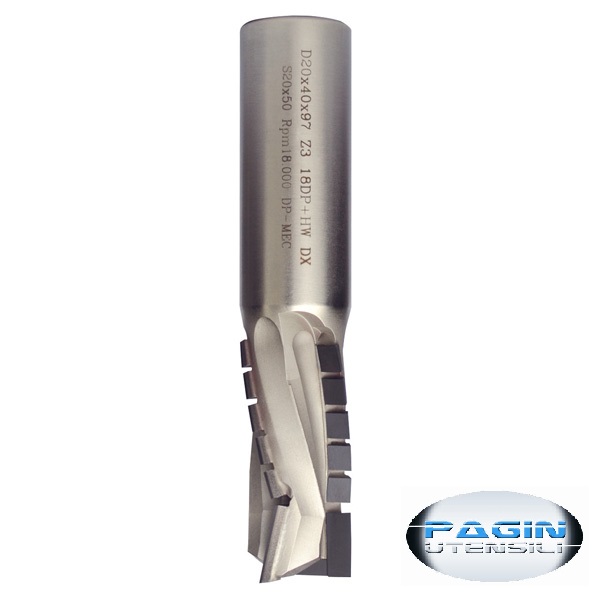 Spiral Router Cutters with Shear Angle | Pagin Utensili